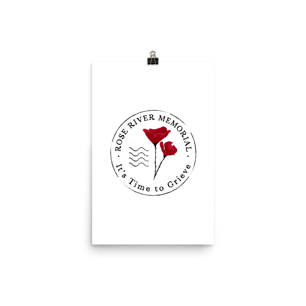 Rose River Memorial Logo Poster by Marcos Lutyens – Create Protest